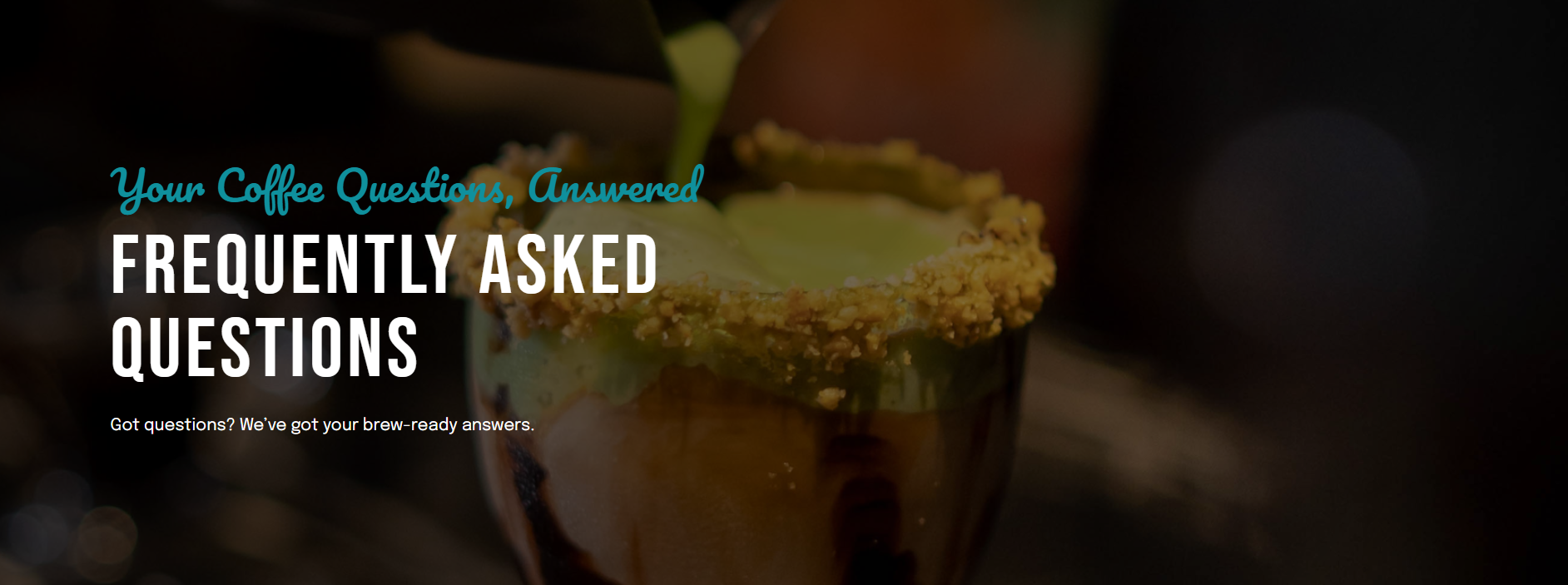 FAQs | Mr. Beans Coffee Co.